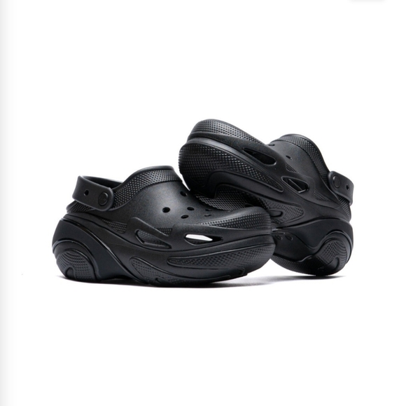 CROCS | Shoes | Crocs Bubble Crush Clogs Black Sz 8 Nwt | Poshmark